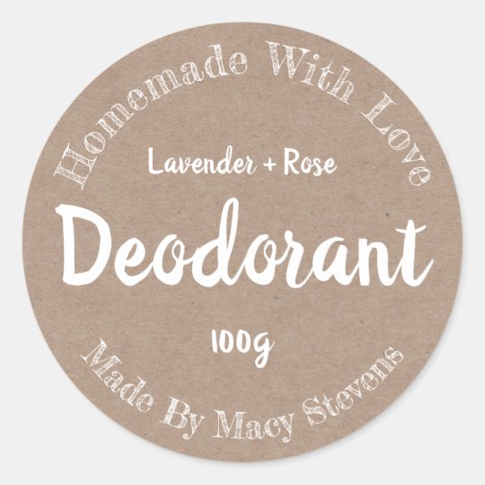 Customized Deodorant Label | Zazzle.com