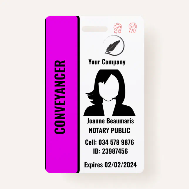 Customized Employee ID Badge | Zazzle
