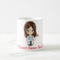 Customized Female Doctor , I am a doctor Coffee Mug | Zazzle