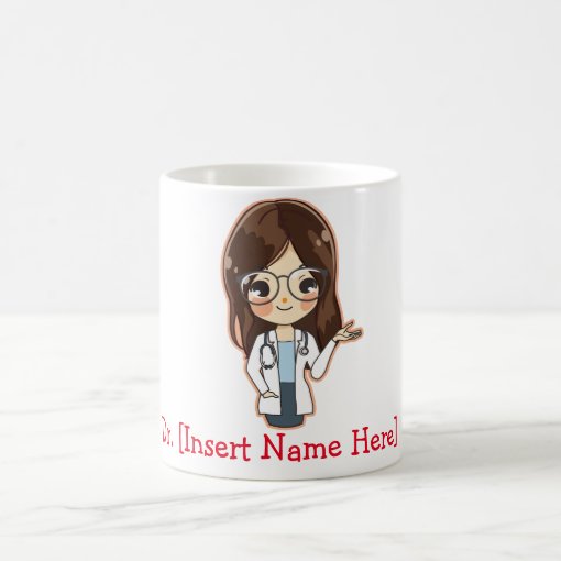 Customized Female Doctor , I am a doctor Coffee Mug | Zazzle