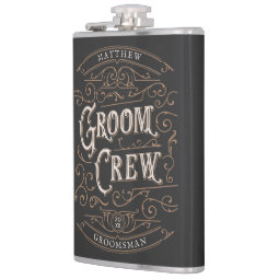 Customized Groomsmen Gift Flask | Zazzle