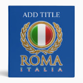 Customized Italian Flag 3 Ring Binder | Zazzle