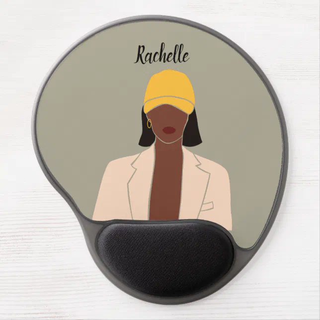 Customized Melanin Queen African American Gel Mouse Pad | Zazzle