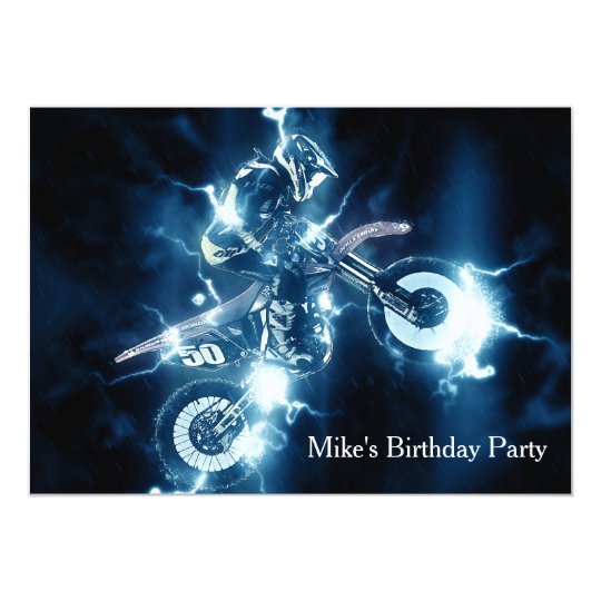 Customized Motocross Invitation | Zazzle.com