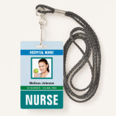 Customized Name and Photo | Nurse ID Card Badge | Zazzle