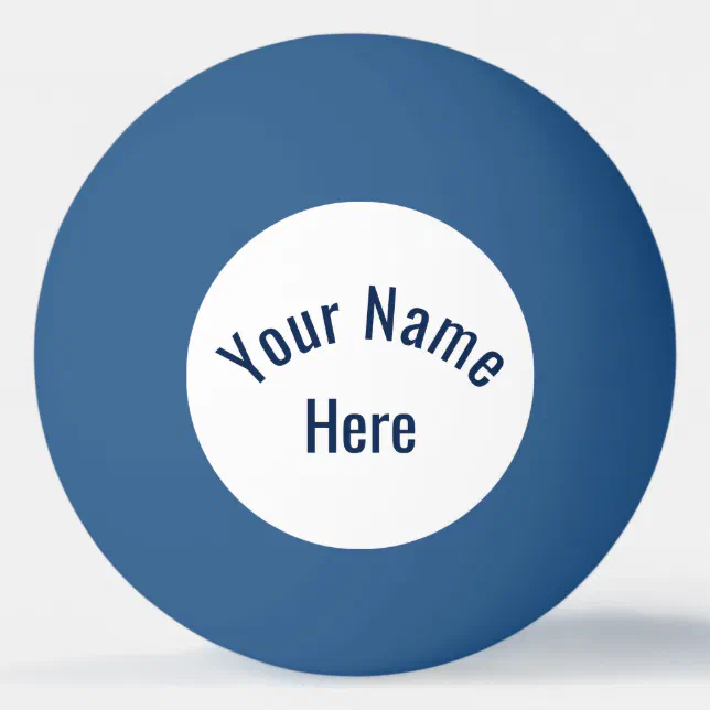 Customized Name Ping Pong Ball | Zazzle