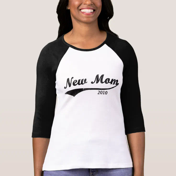 Customized New Mom T-Shirt | Zazzle