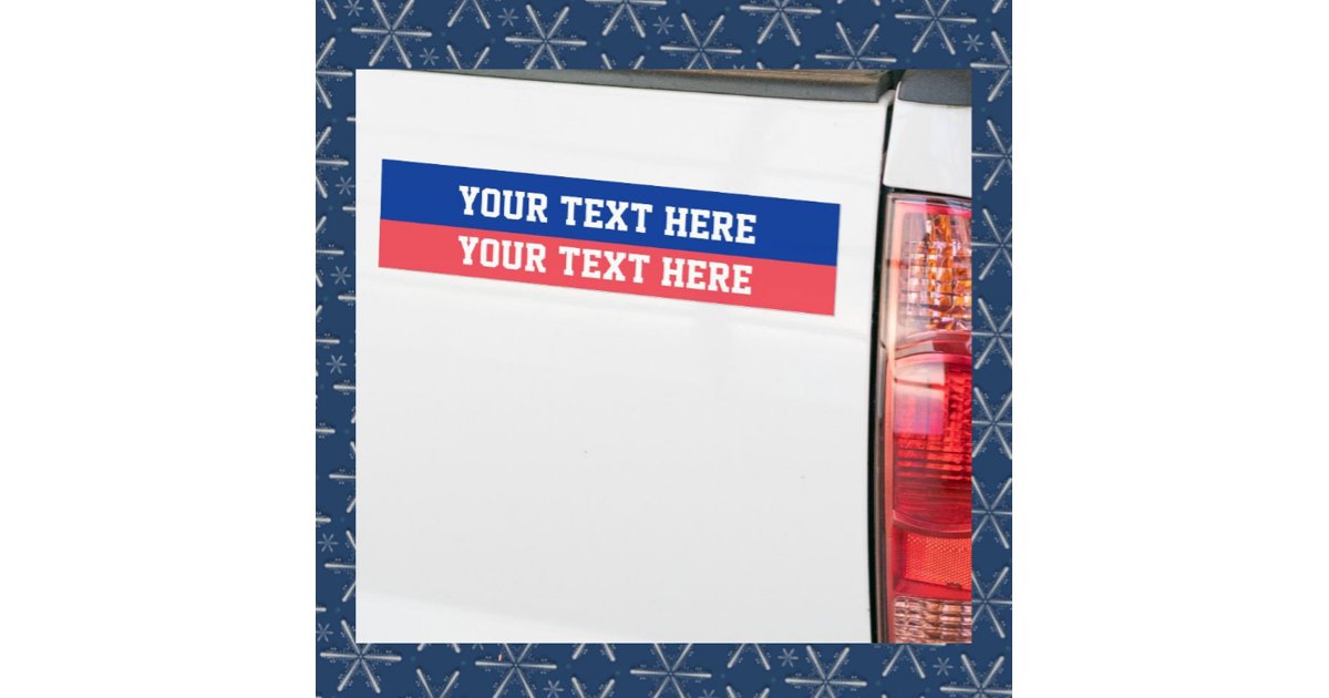 Customized Political Bumper Sticker | Zazzle