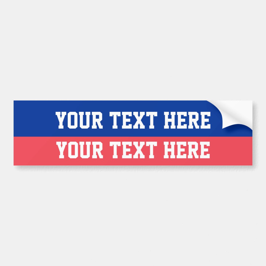 Customized Political Bumper Sticker | Zazzle