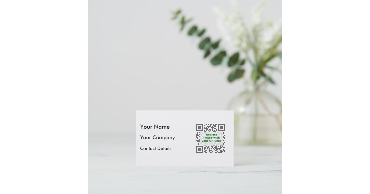 Customized QR Code For Mobile Phone Business Card | Zazzle