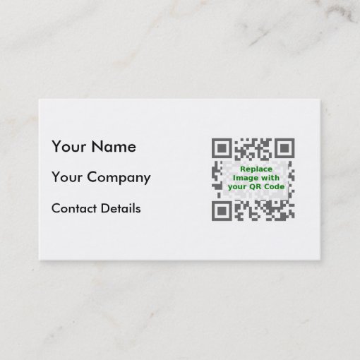 Customized QR Code For Mobile Phone Business Card | Zazzle