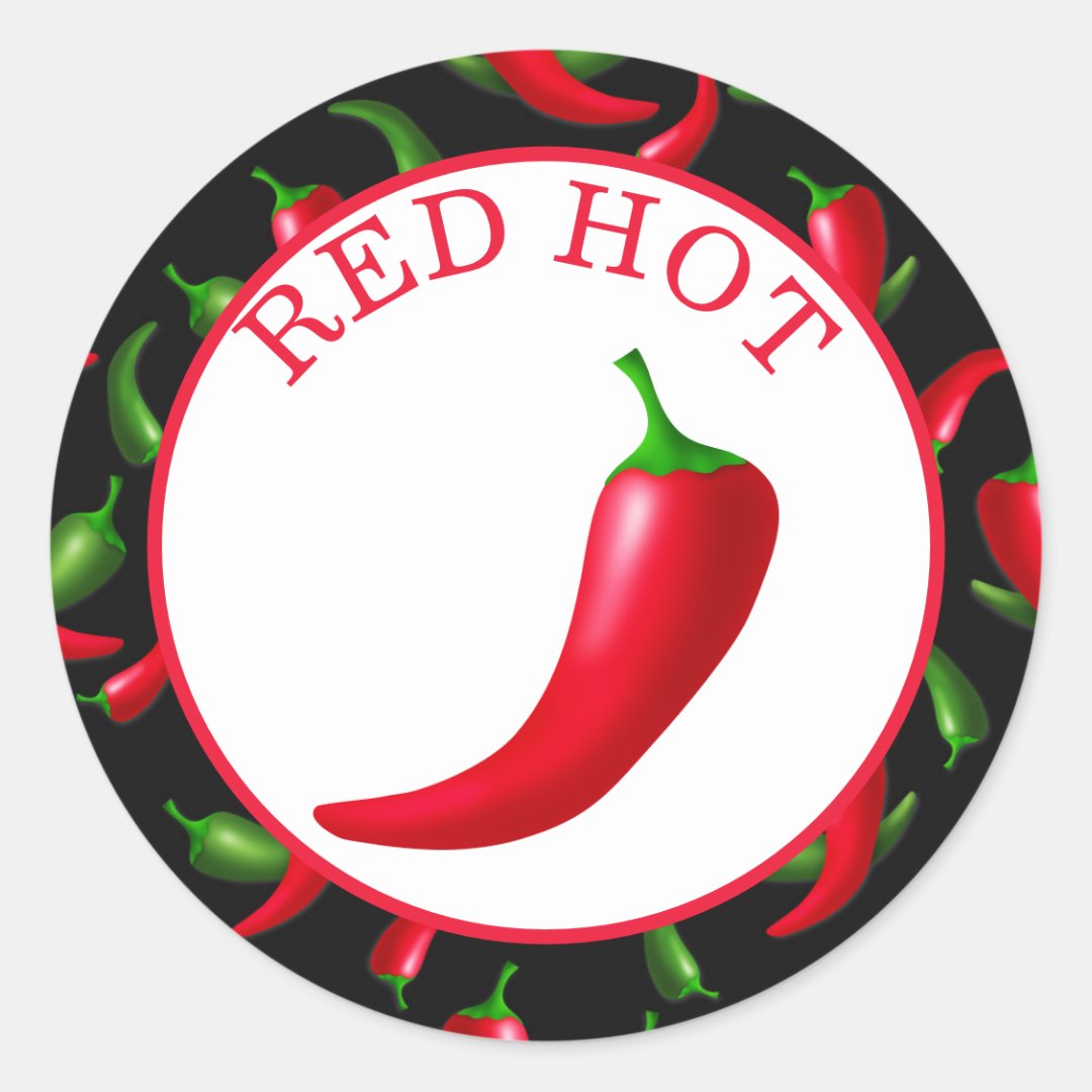 Customized Red Chili Pepper Stickers | Zazzle