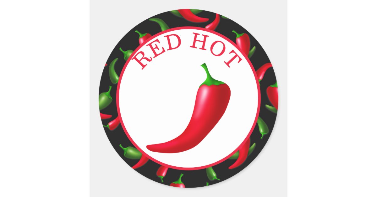 Customized Red Chili Pepper Stickers | Zazzle