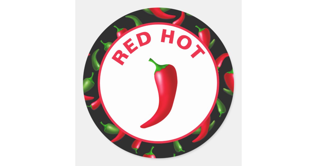 Customized Red Chili Pepper Stickers | Zazzle