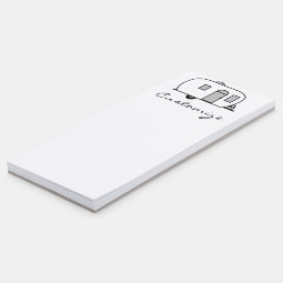 Customized Rounded Gypsy tiny caravan Magnetic Notepad | Zazzle
