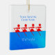 Customized Rowing Club Crew Christmas Ceramic Ornament | Zazzle