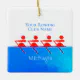 Customized Rowing Club Crew Christmas Ceramic Ornament | Zazzle