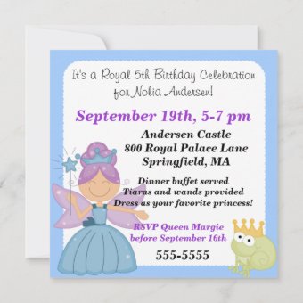 Customized Royal Birthday Celebration Invitations | Zazzle