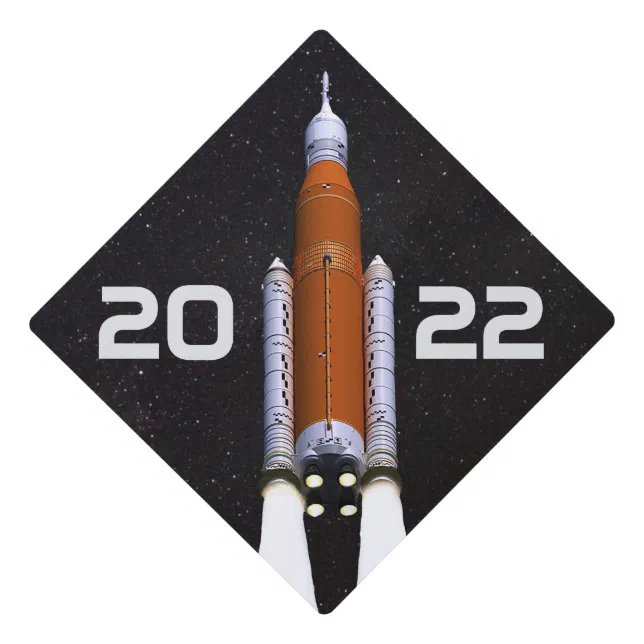 Customized SLS Space Rocket Graduation Cap Topper | Zazzle