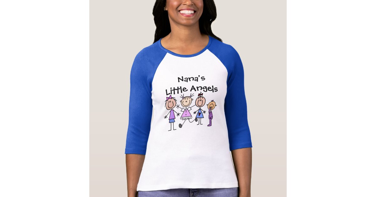 Customized Stick Figure Kids Family T-shirts | Zazzle