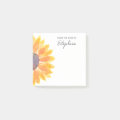 Customized Sunflower From The Desk Of Post-it Notes | Zazzle