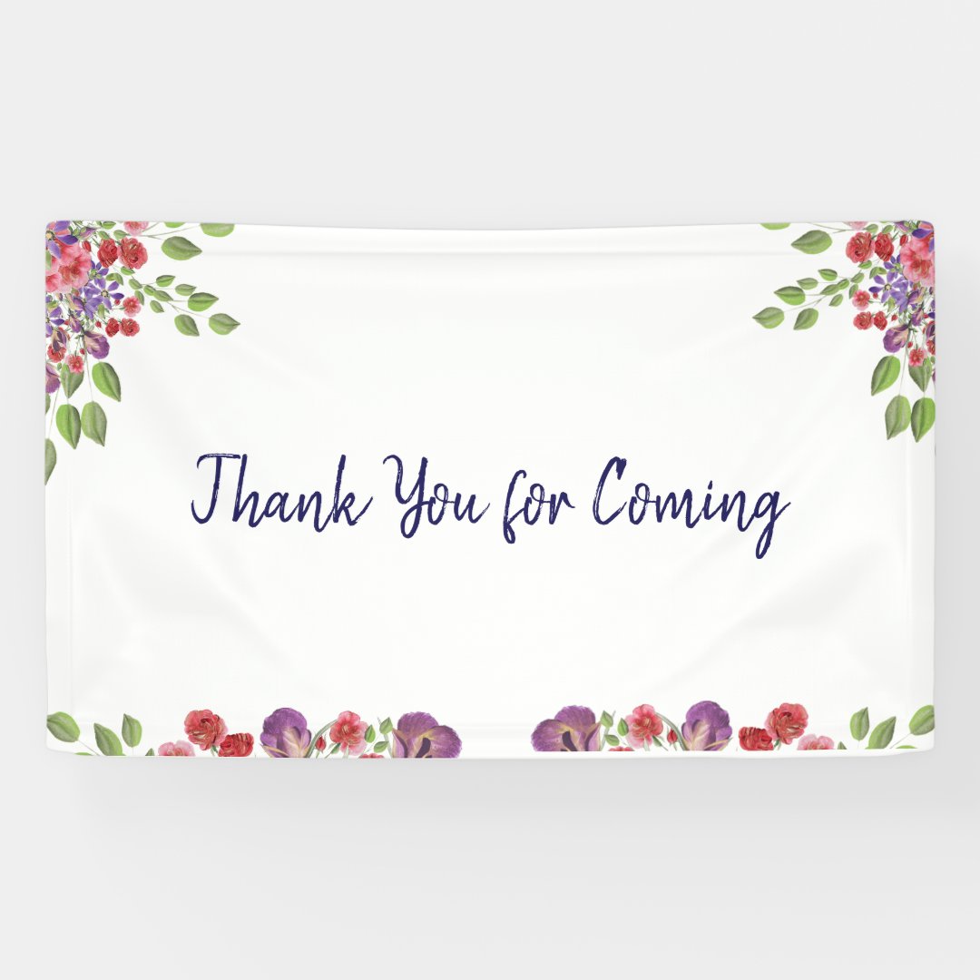 Customized Thank You Banner | Zazzle