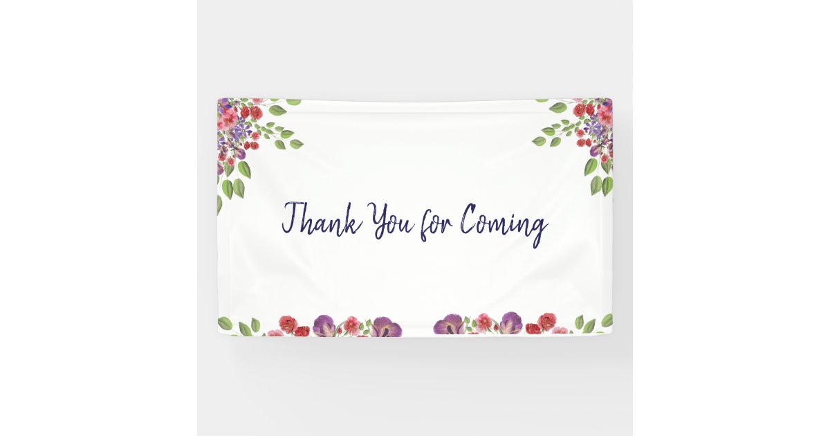 Customized Thank You Banner | Zazzle