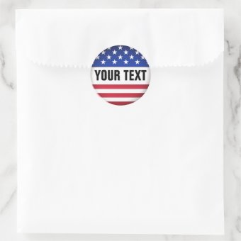 Customized USA Sticker | Zazzle