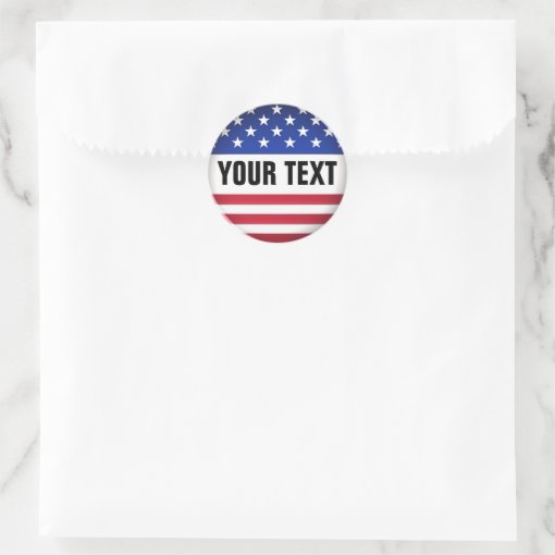 Customized USA Sticker | Zazzle