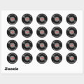 Customized Vinyl Record Classic Round Sticker | Zazzle
