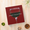 Customized Wine Binder | Zazzle