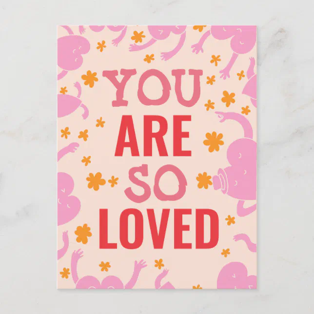 CUSTOMIZED YOU ARE SO LOVED GREETING CARD | Zazzle