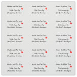 Cut And Sew Craft Business Sewing Labels Fabric | Zazzle
