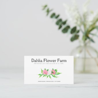 Cut Flower Farm Business Card | Zazzle