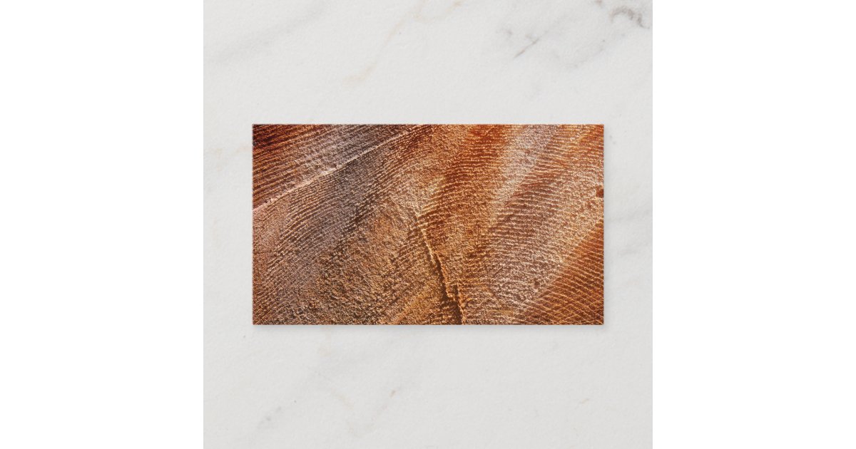 Cut Log Wood Grain Business Card | Zazzle