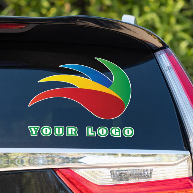 Cut out Your logo, Business Bumper Car Window Sticker | Zazzle
