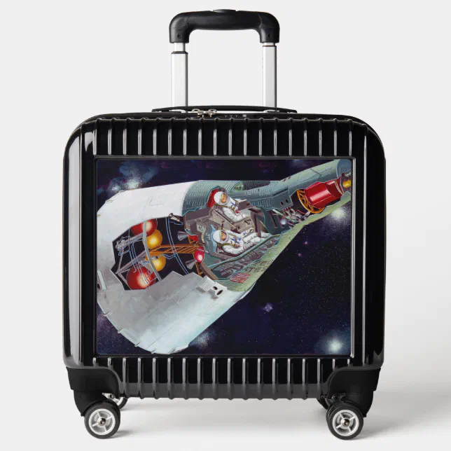 Cutaway A Two-Person Gemini Spacecraft In Flight. Luggage | Zazzle