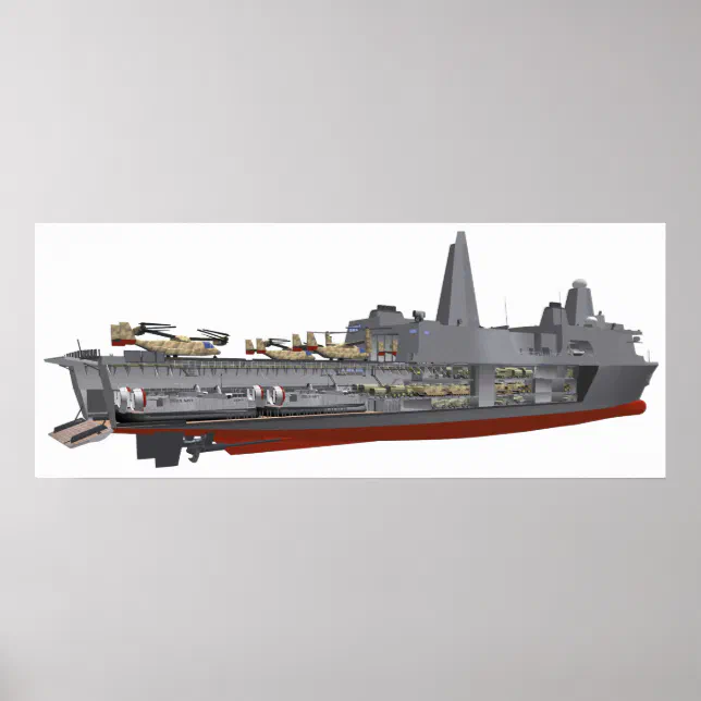 Cutaway illustration poster | Zazzle
