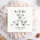 Cute 3 Dogs Pet We Do Too Wedding Napkins | Zazzle