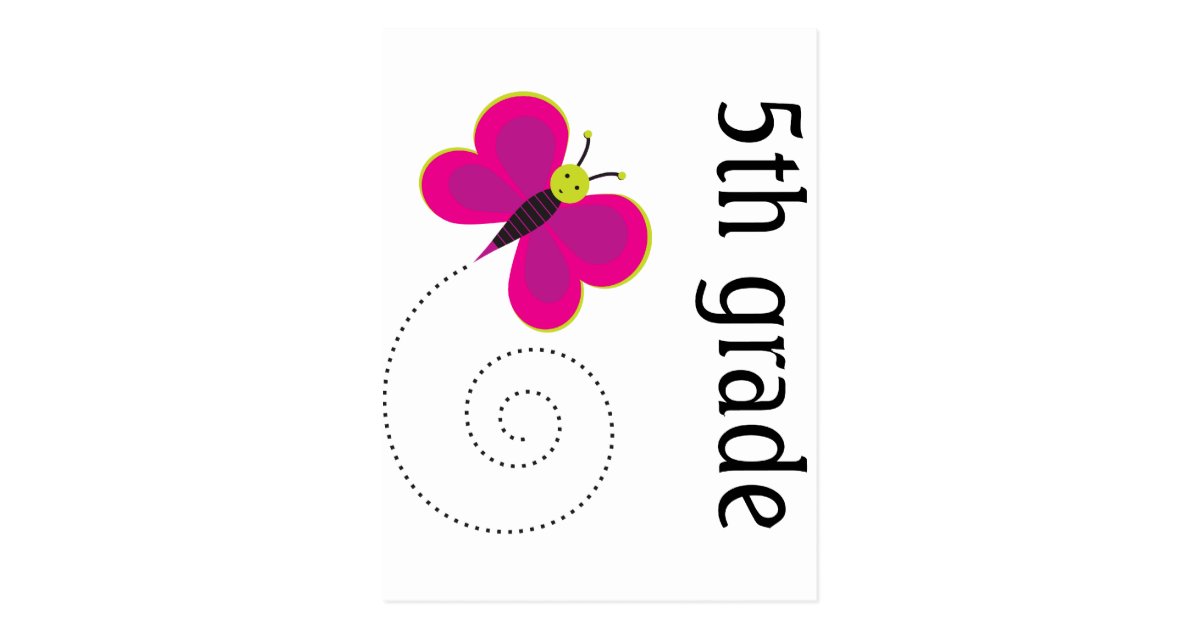 Cute 5th Grade Postcard | Zazzle.com