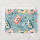Cute 80's Blue Cassette Tape Music Graduation Invitation | Zazzle