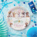 Cute Adorable Puppy Dogs Balloons Birthday Party Paper Plates | Zazzle