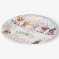 Cute Adorable Puppy Dogs Balloons Birthday Party Paper Plates | Zazzle