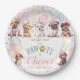 Cute Adorable Puppy Dogs Balloons Birthday Party Paper Plates | Zazzle