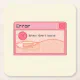 Cute aesthetic pastel pink coaster (error message) | Zazzle