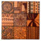Cute African style pattern Ceramic Tile | Zazzle