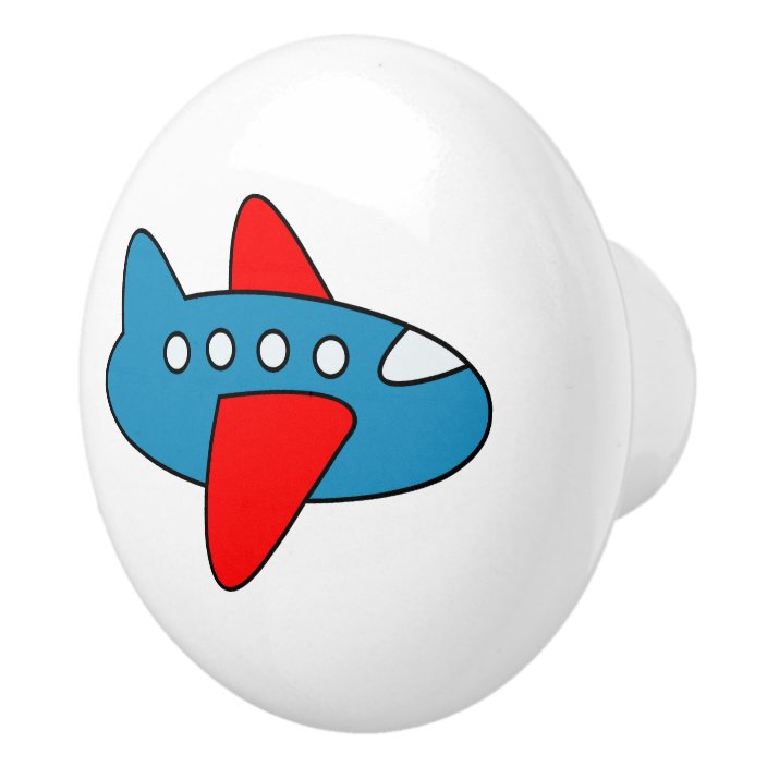 Cute airplane nursery door and drawer pull knobs | Zazzle.com