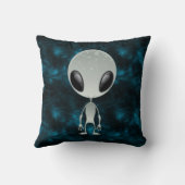 Cute Alien Throw Pillow | Zazzle
