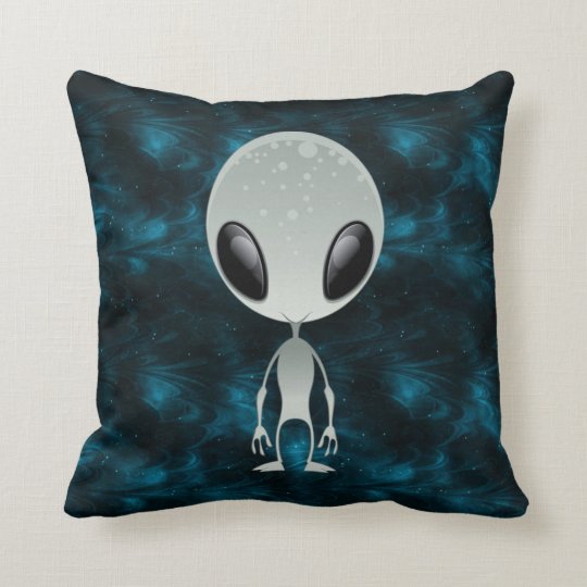 Cute Alien Throw Pillow | Zazzle.com