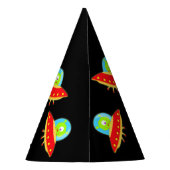 Cute Aliens UFO Birthday Party Party Hat | Zazzle